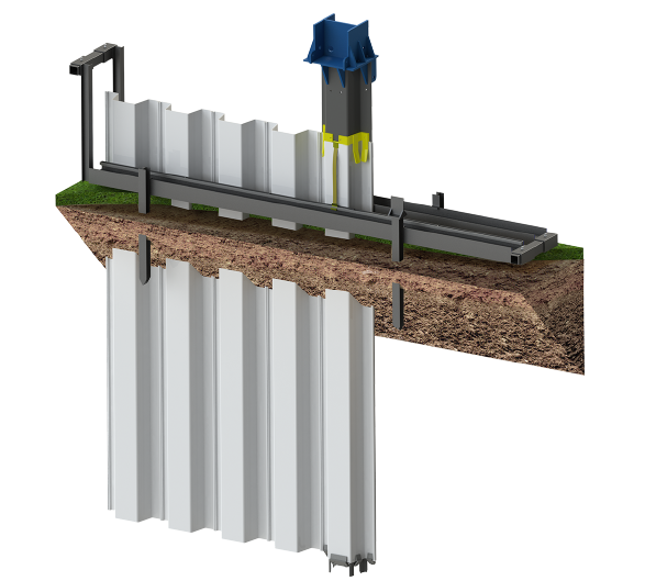 Sheet Piling Installation Equipment - Steel Mandrel for Sheet Pile